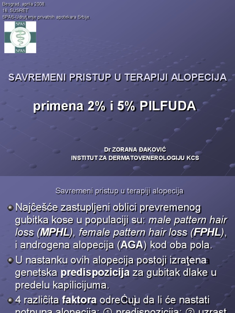 18 - Bosnalijek-PILFUD U Terapiji Alopecije-Zoran Djakovic | PDF
