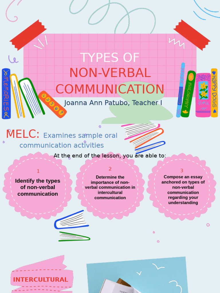 Intercultural and Types of Non Verbal Communication | PDF | Nonverbal ...