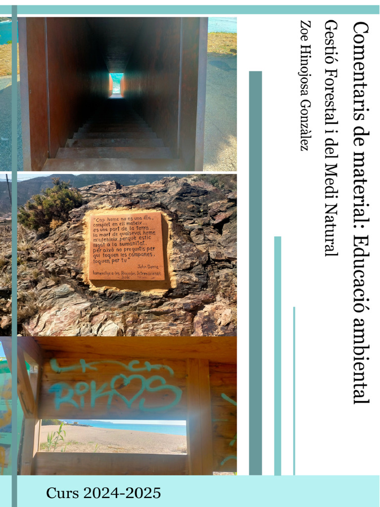 Comentaris de Material - Ed - Ambiental - Zoe Hinojosa González | PDF