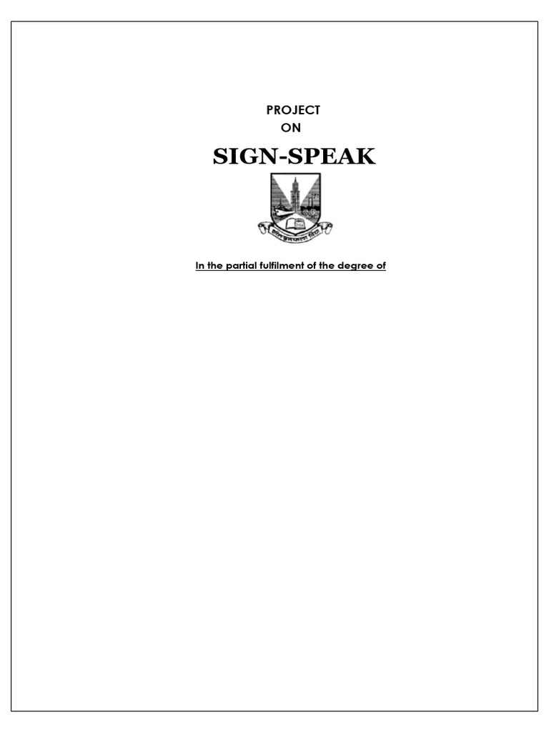 Sign Speak Blackbook Soft | PDF | Computing