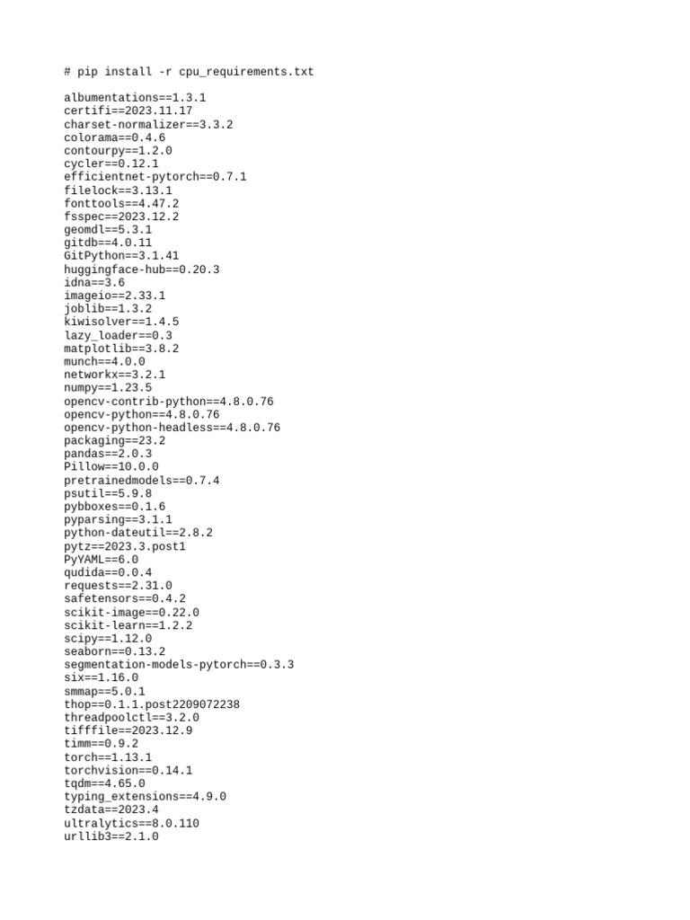 Cpu Requirements | PDF
