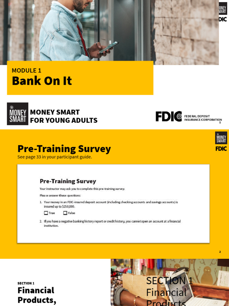 MSYA Module 01 Slides | PDF | Transaction Account | Debit Card