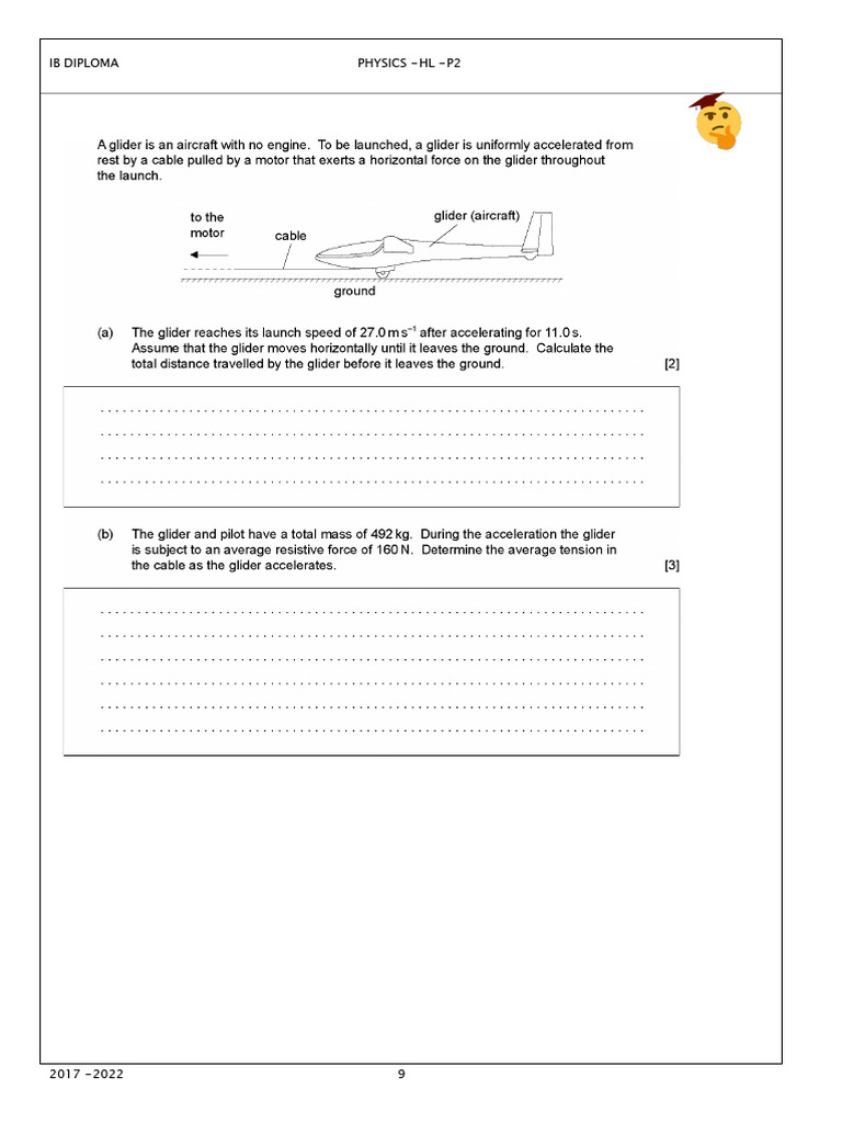 Mechanics Revision for IB Physics P2 | PDF