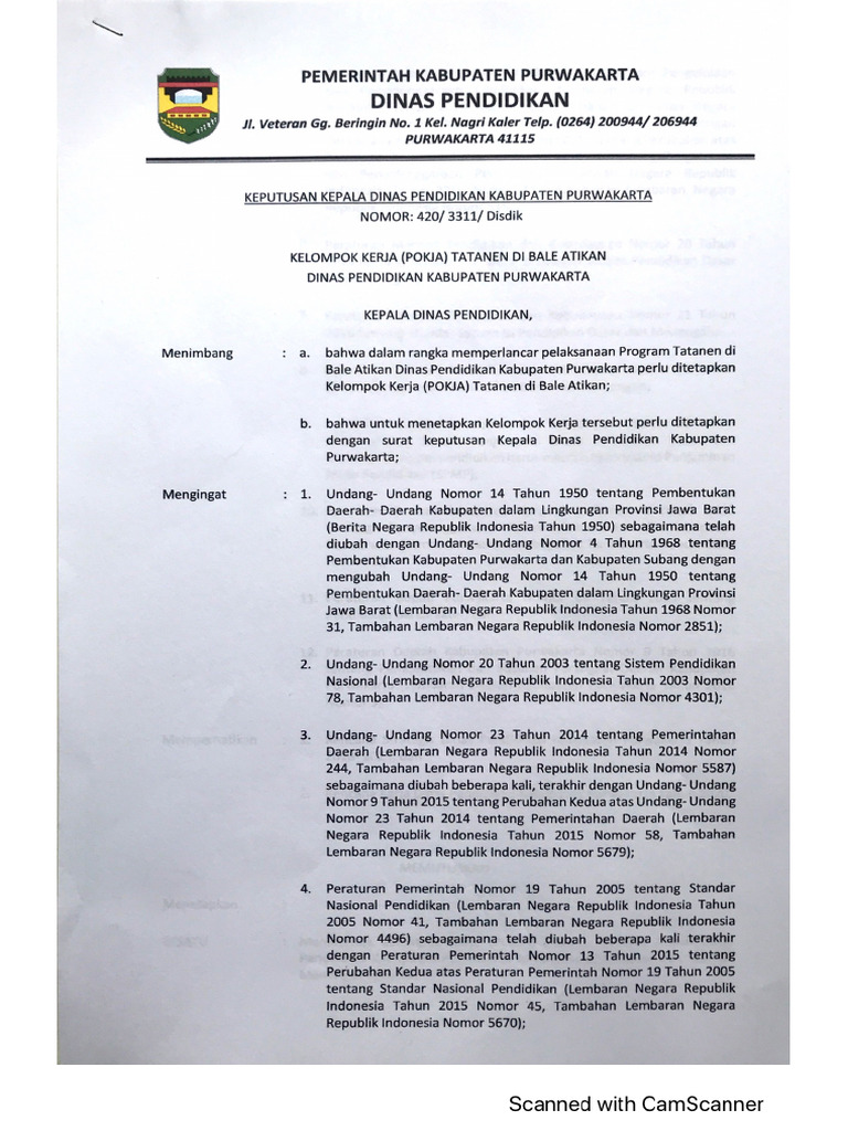 SK Pokja Tdba1 | PDF