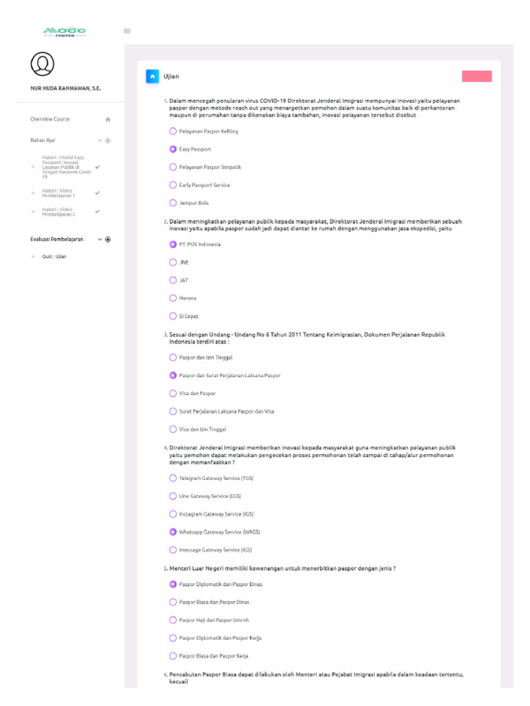 Mooc Eazy Passport 100 | PDF