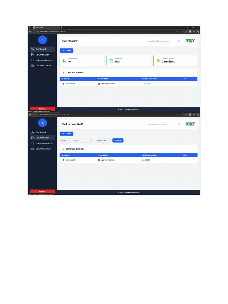 Laporan Frontend Project | PDF