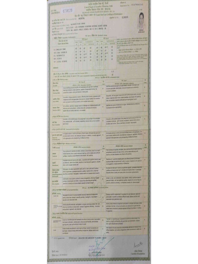 Ma English Marksheet (Of) - Compressed (2) - Compressed - Compressed | PDF