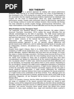 PLISSIT Model for Sexual Therapy | PDF | Psychotherapy | Sexual Intercourse