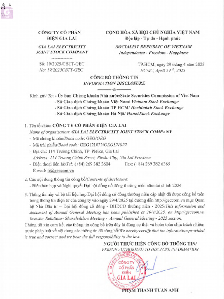 NQ Và BBH HĐQT 2025 | PDF