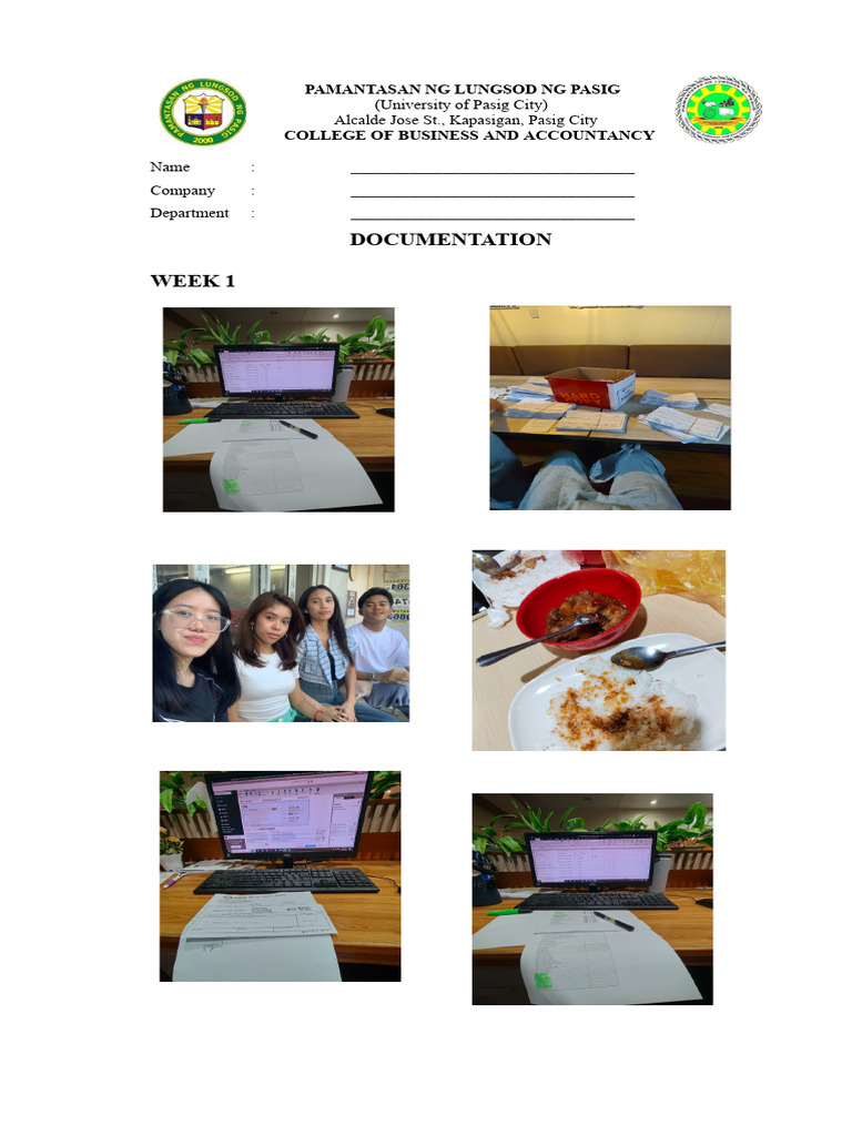 Week 1-10 Documentation-Ace | PDF