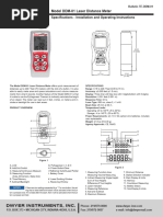DTAPE DT50 Laser Distance Meter User Manual | PDF | Backlight | Metre