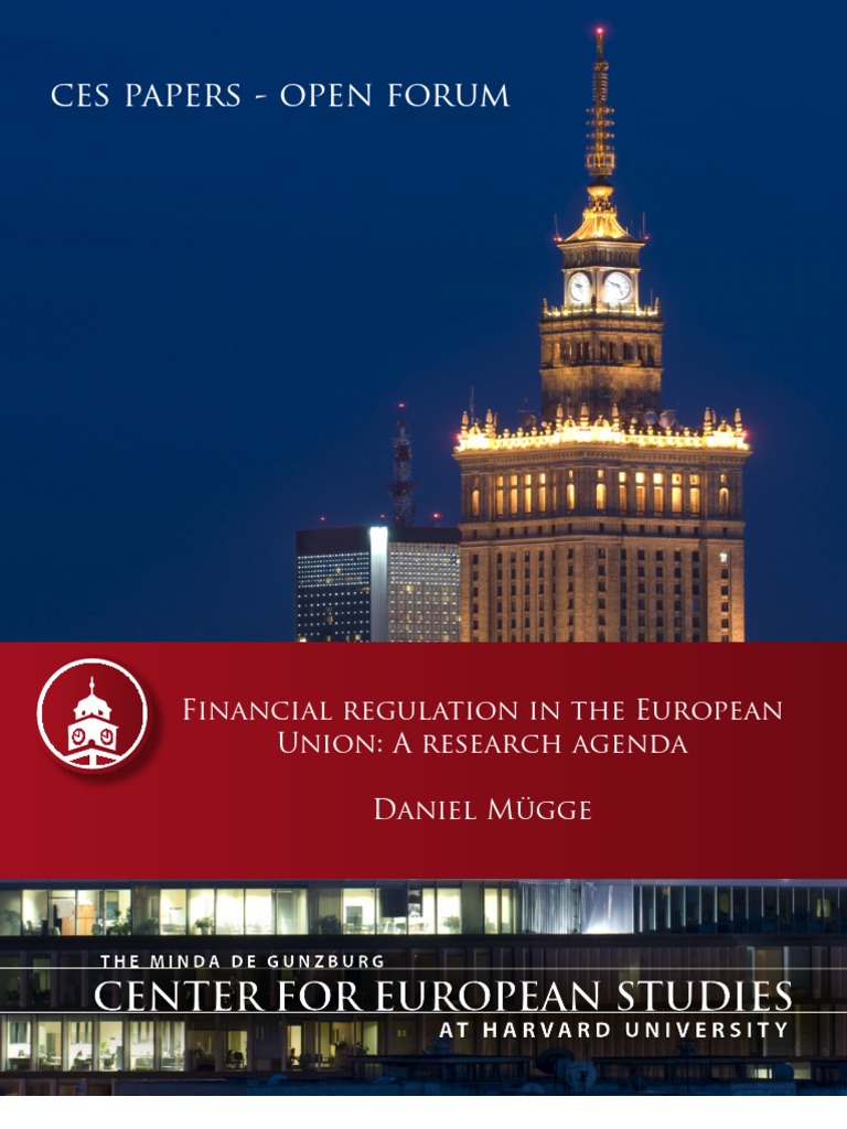 EU Financial Regulation Research Agenda | PDF | European Union | Governance
