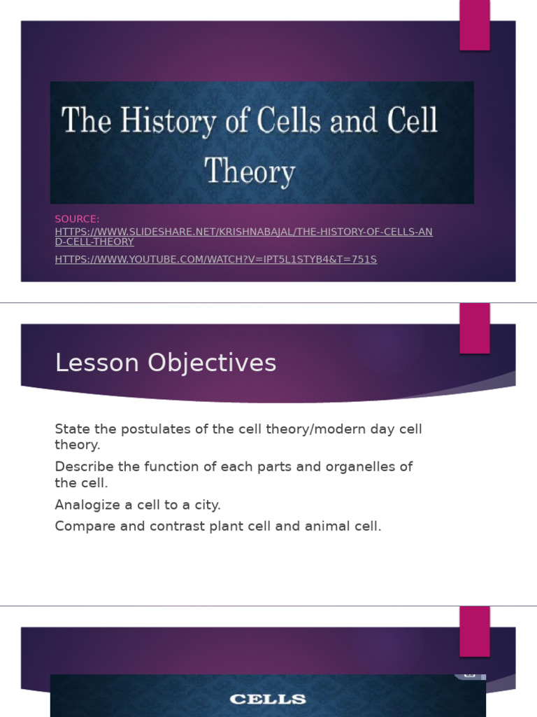 Lesson 1 Cell Structure and Function | PDF