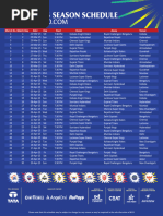 IPL 2023 Full Schedule PDF V1 | PDF | Ball And Bat Games | Athletic Sports