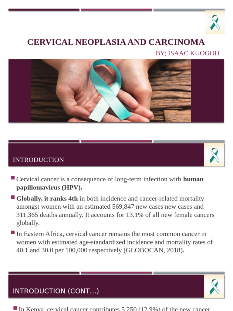 Cervical Neoplasia and Carcinoma | PDF | Cervical Cancer | Radiation ...