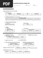 PFT Form | PDF