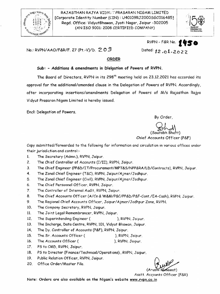 Dop RVPN Latest | PDF | Procurement