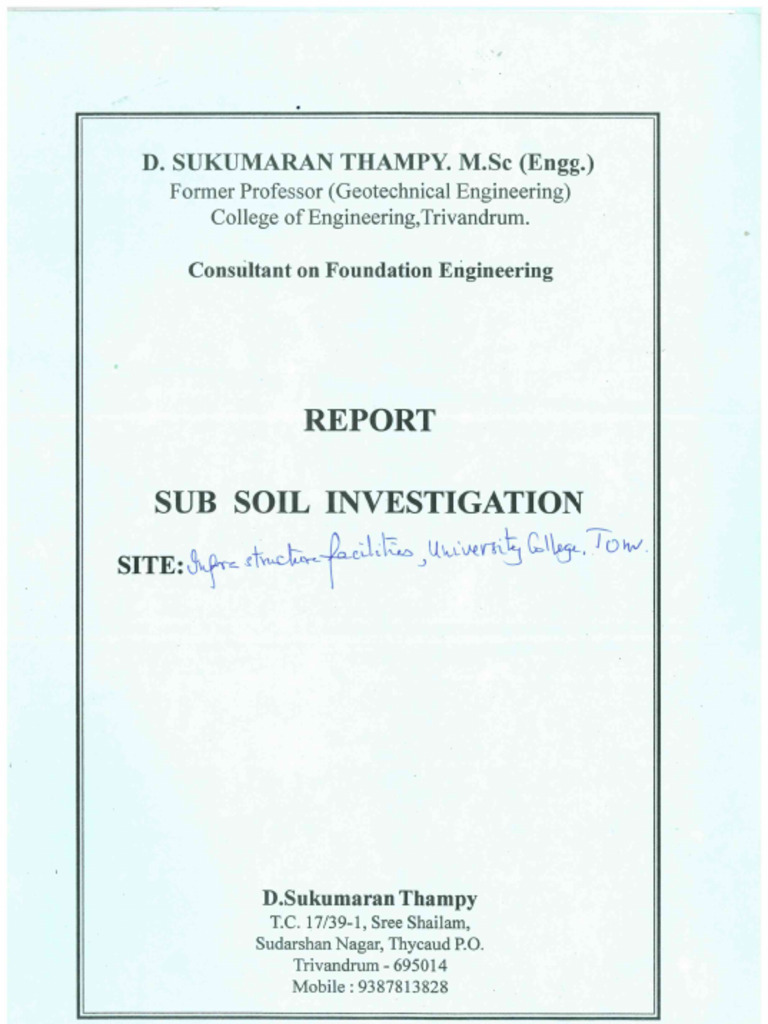 Universtiy College, TVM (For Language Block) | PDF