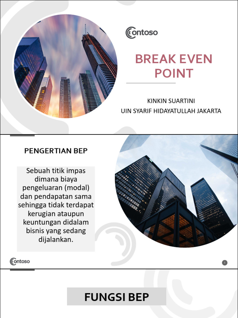 Break Even Point | PDF