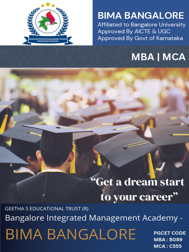 MBA & MCA Brochure 2025 - Compressed 2 | PDF | University And College Admission | Analytics
