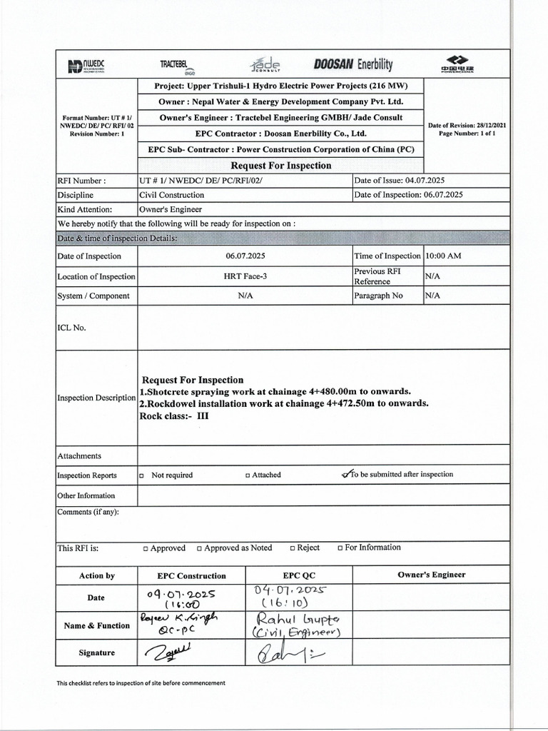 Pre - RFI 04.07.2025 | PDF