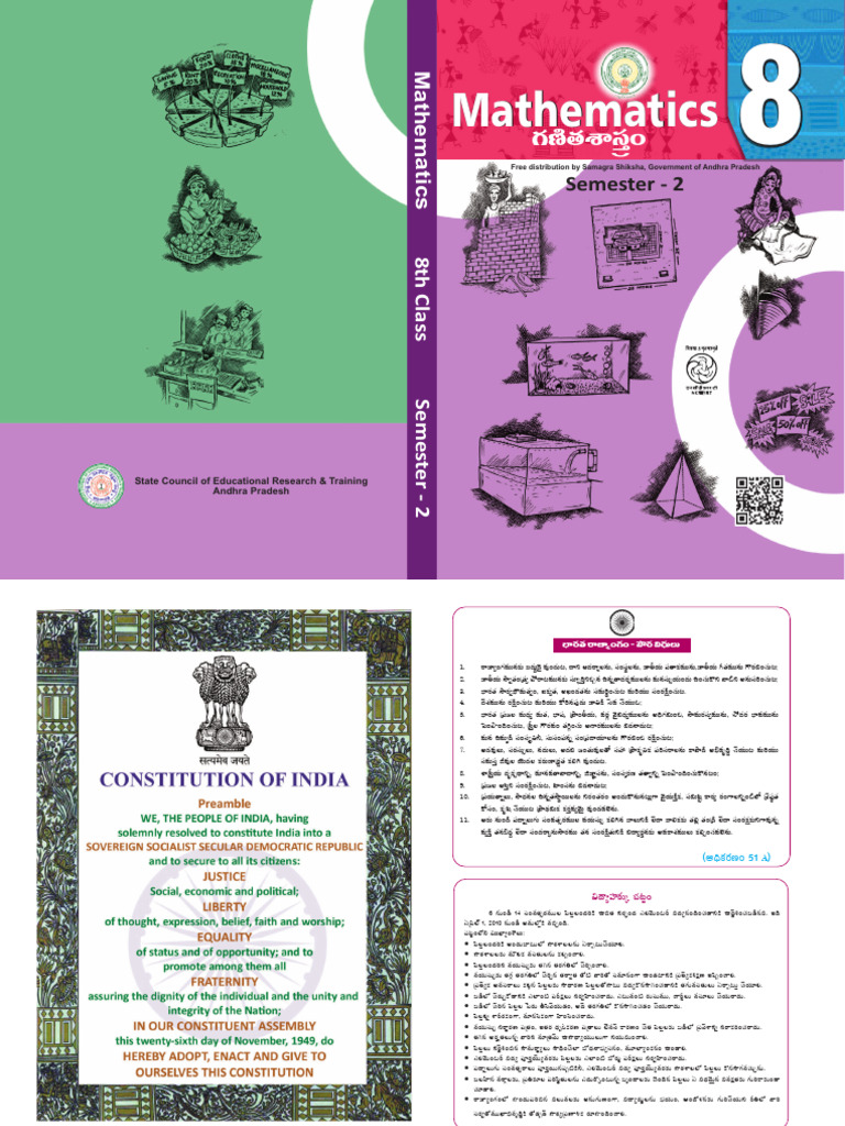 8 Maths SEM-2 Textbook Compressed Tlm4all | PDF | Knowledge | Learning