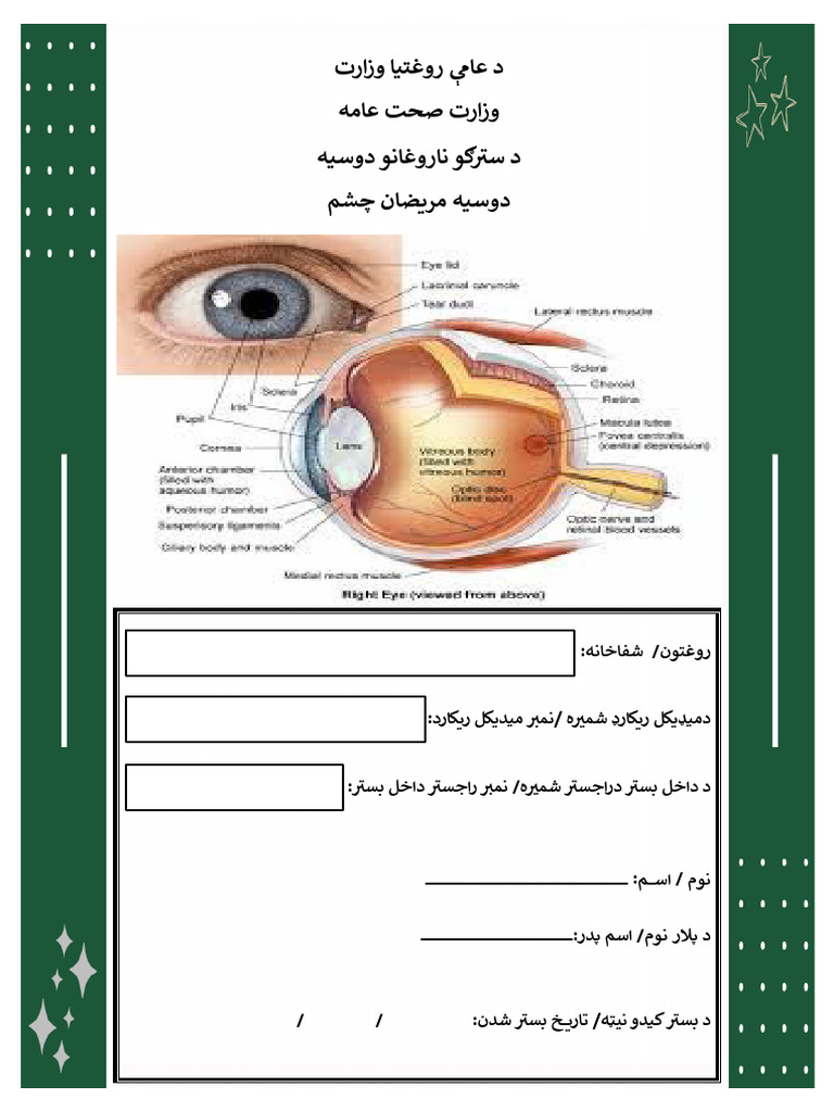 Ophtalmotology MoPH Final | PDF | Human Eye | Hospital