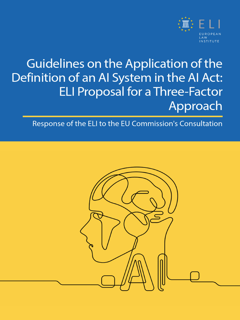 Guidelines On The Application AI System AI Act | PDF | Artificial ...