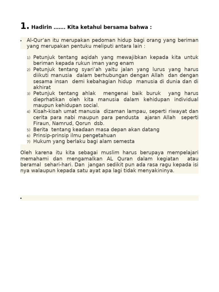 Apa Itu Al Quran | PDF