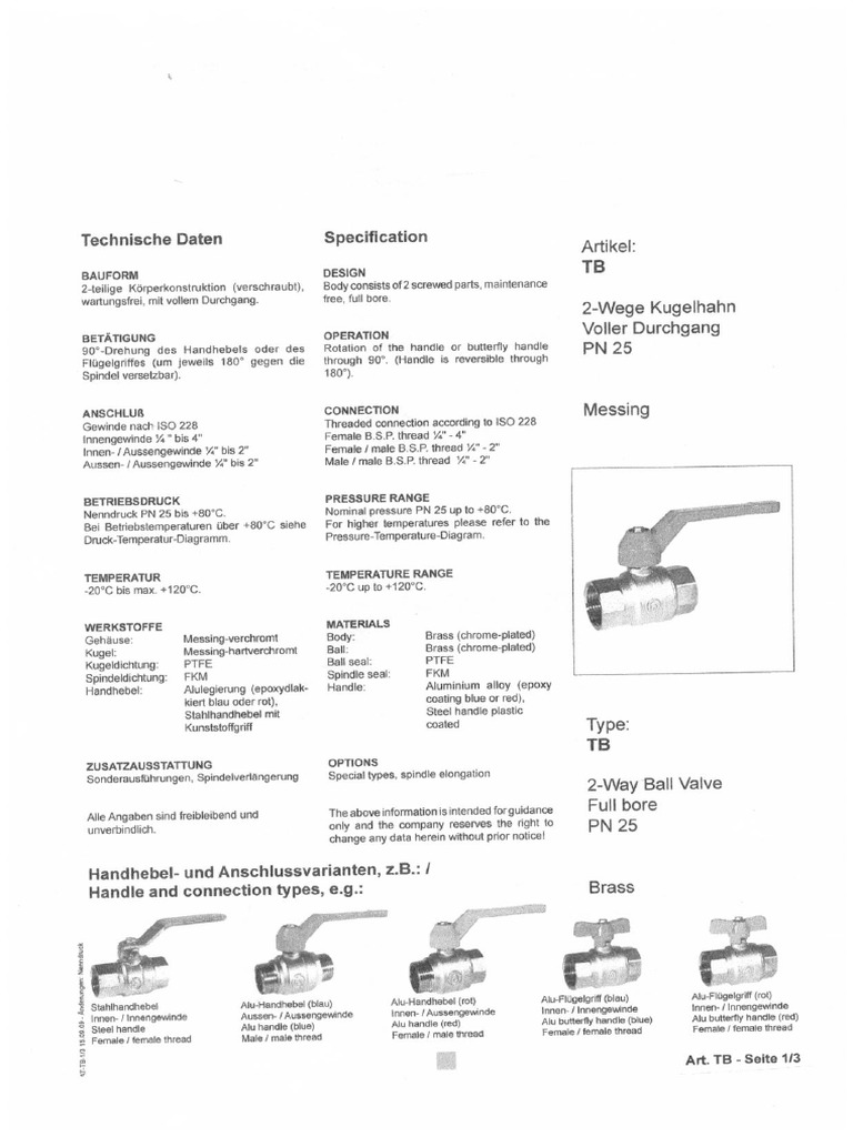 Ball Valves Manual | PDF