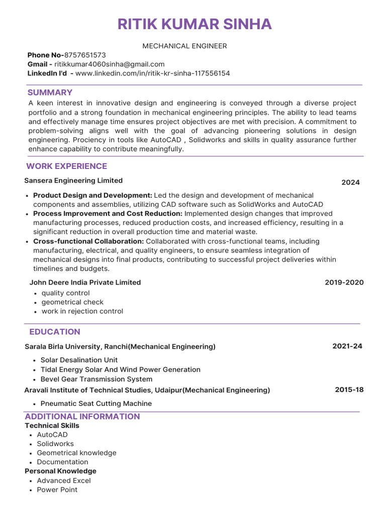 Ritik Kumar Sinha | PDF