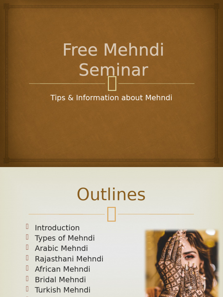 Mehndi | PDF