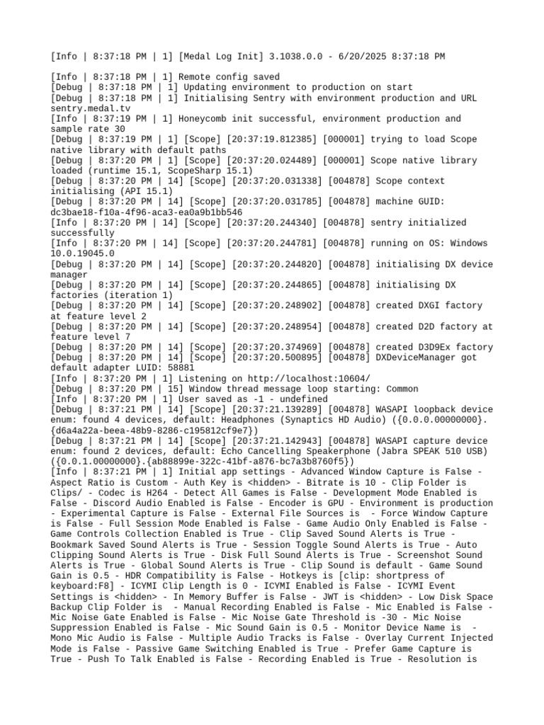 Medal Log 20250620 | PDF | Graphics Processing Unit | Keyboard Shortcut