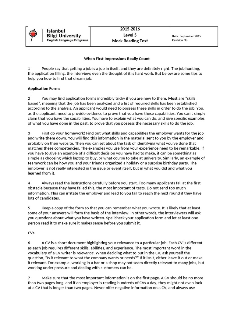 Job Application Tips and Strategies | PDF