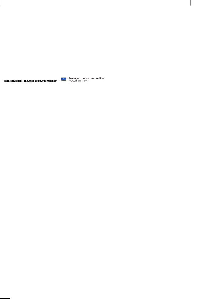 Chase Ink Credit Card Statement | PDF | Credit Card | Annual Percentage ...