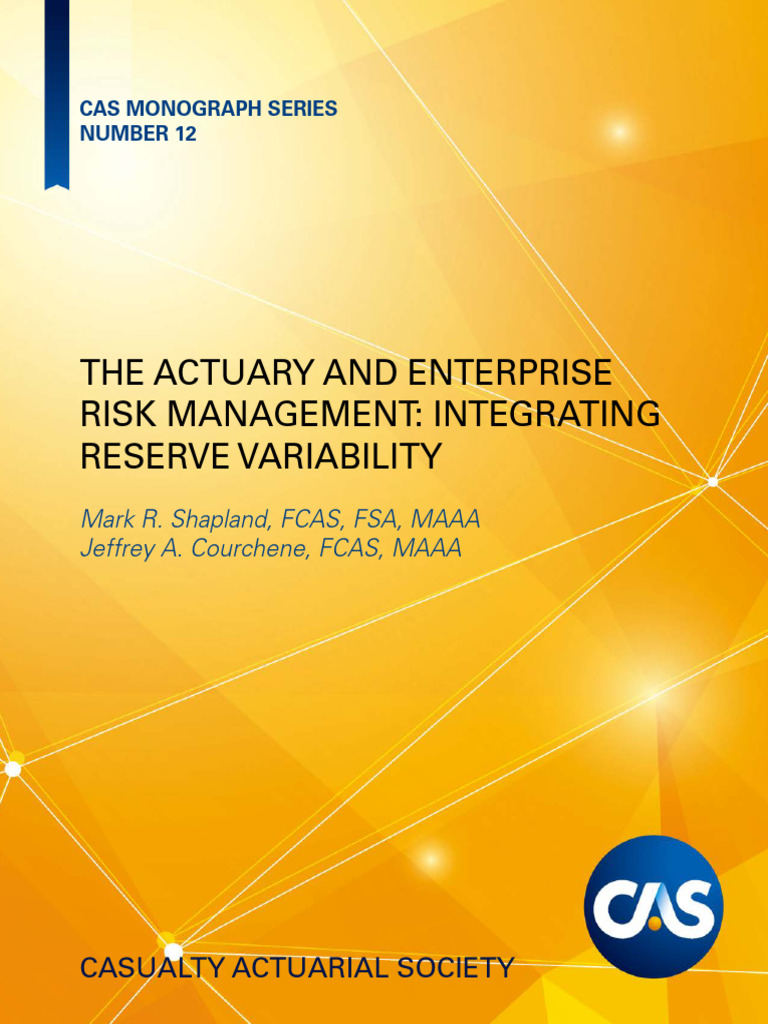 Cas Monograph No 12 | PDF | Regression Analysis | Risk