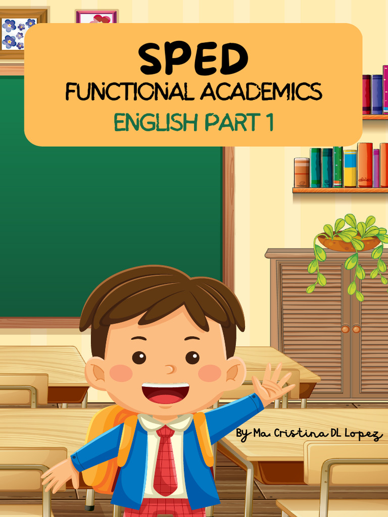 SPED Functional Academics: English Activities | PDF | Human Voice ...