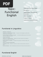 Functional English | PDF