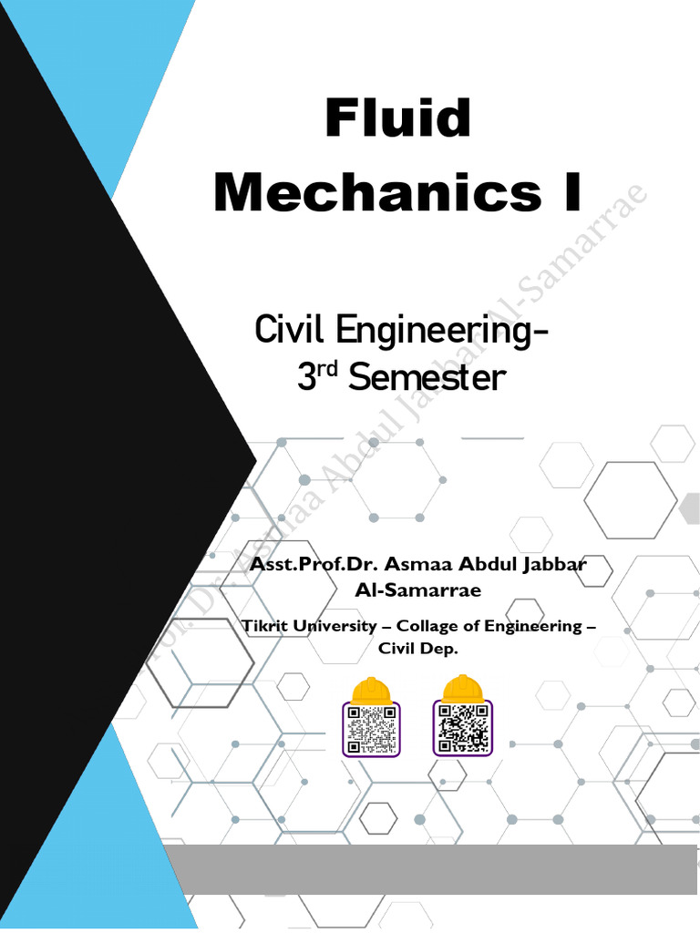 Fluid Mechanic 3rd Semester-Part 1 | PDF | Pressure Measurement | Pressure