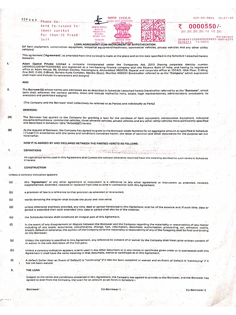 Stamp Duty Adani | PDF