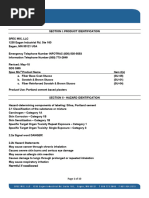 Cement Opc MSDS | PDF | Cement | Dermatitis