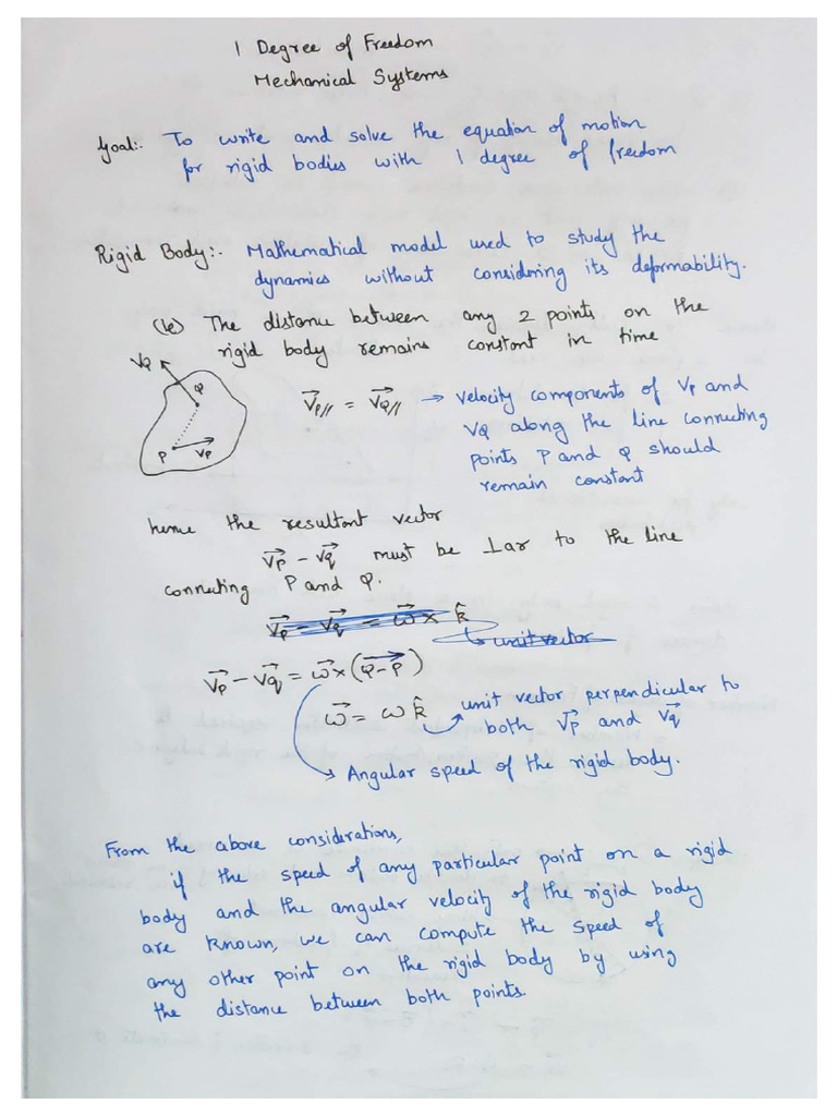 1 DOF System Notes | PDF