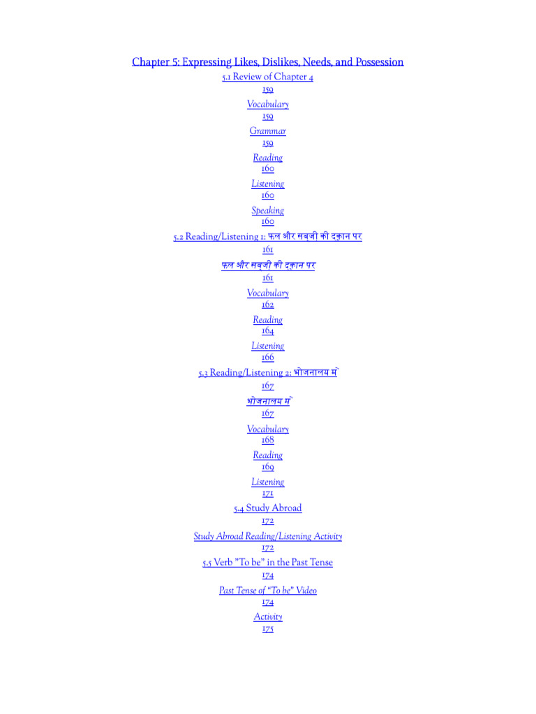 Expressing Likes and Needs in Hindi | PDF | Linguistics | Languages