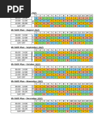 2025 Printable 4 on 4 Off Calendar | PDF