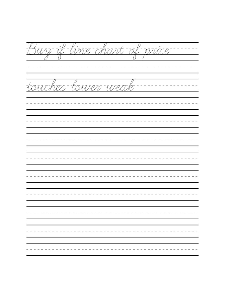Cursive Worksheet | PDF