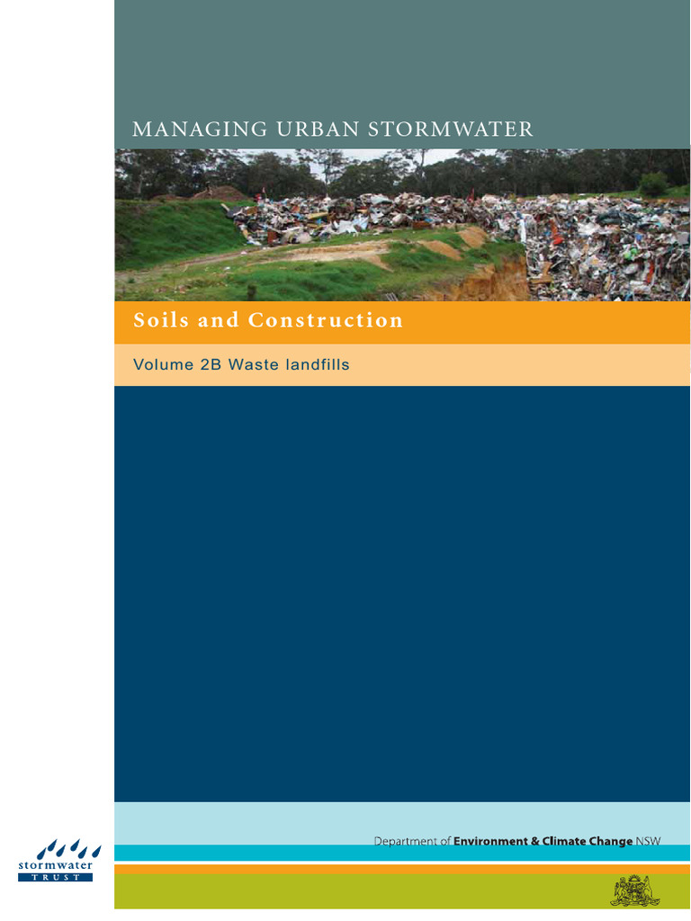 Managing Urban Stormwater Soils Construction Volume 2b Waste Landfills ...