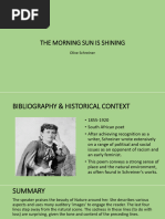 Analysis of "The Morning Sun" Poem | PDF