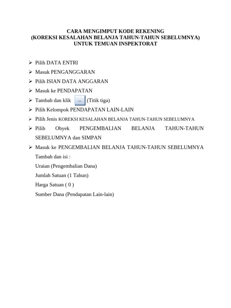 Cara Meng Input Temuan Dan Penyetoran | PDF