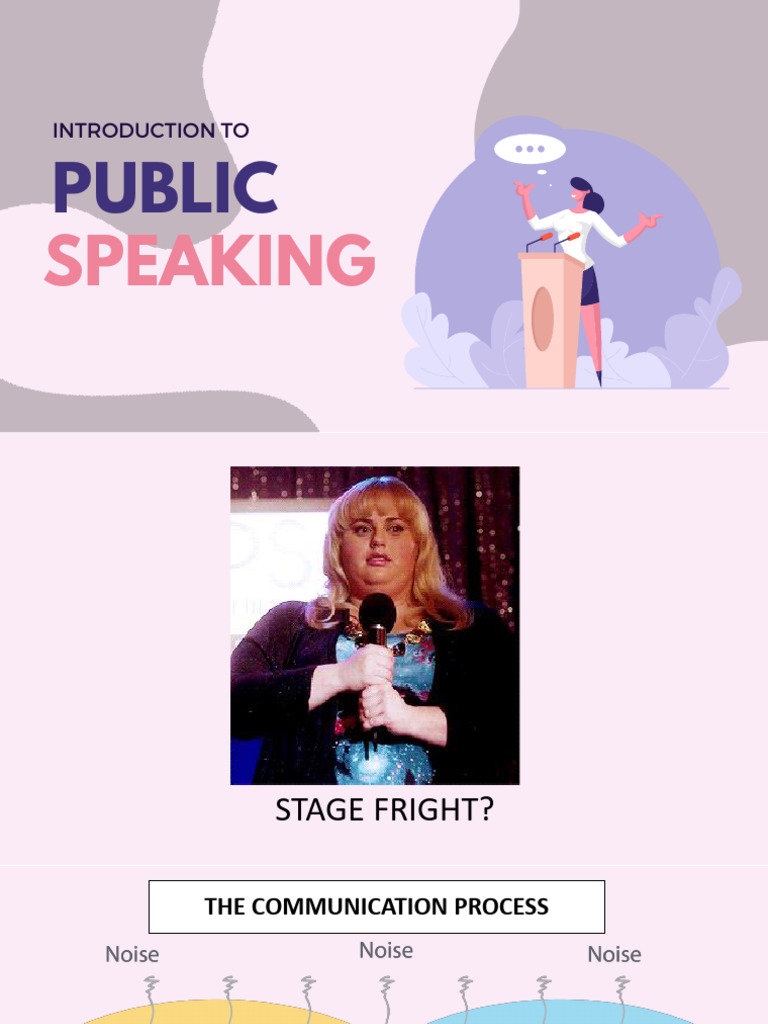 Topic 4. Basics of Public Speaking | PDF