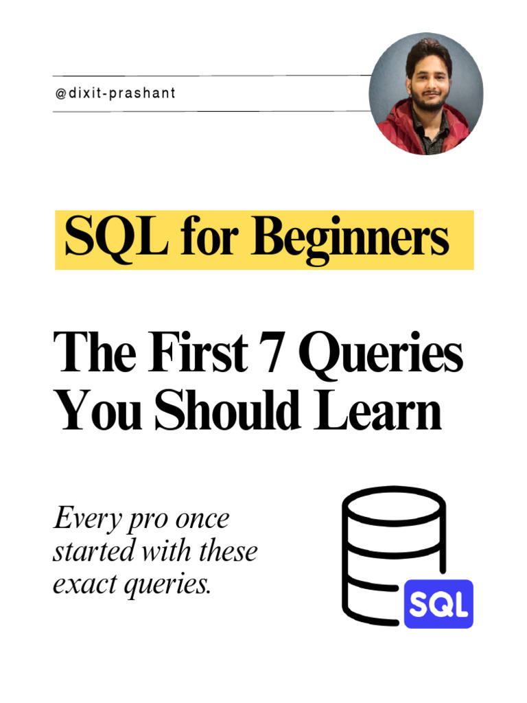 7 Beginner-Friendly SQL Queries | PDF | Table (Database) | Databases